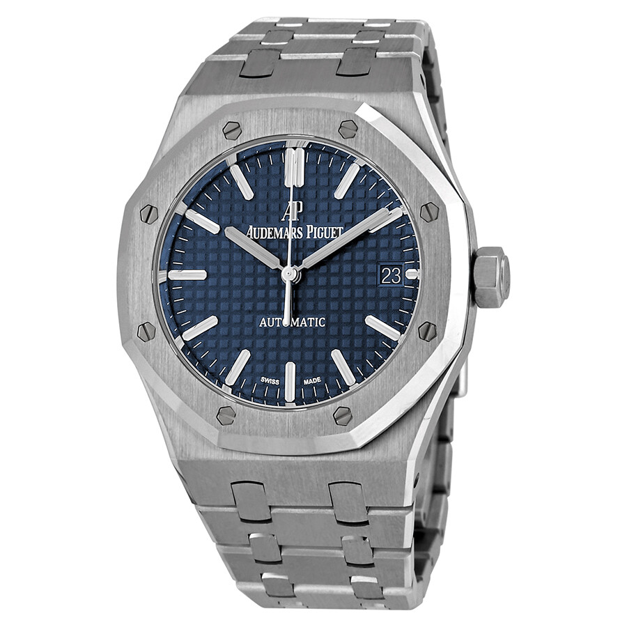 Audemars Piguet Royal Oak Blue Dial Automatic Men's Watch 15450ST.OO ...