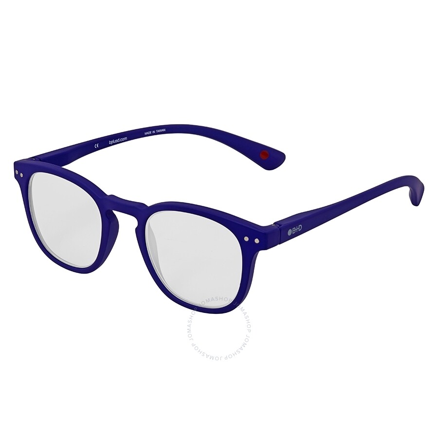 B+D Dot Reader Matt Blue Eyeglasses 2240-57 - Dot - B+D - Sunglasses ...