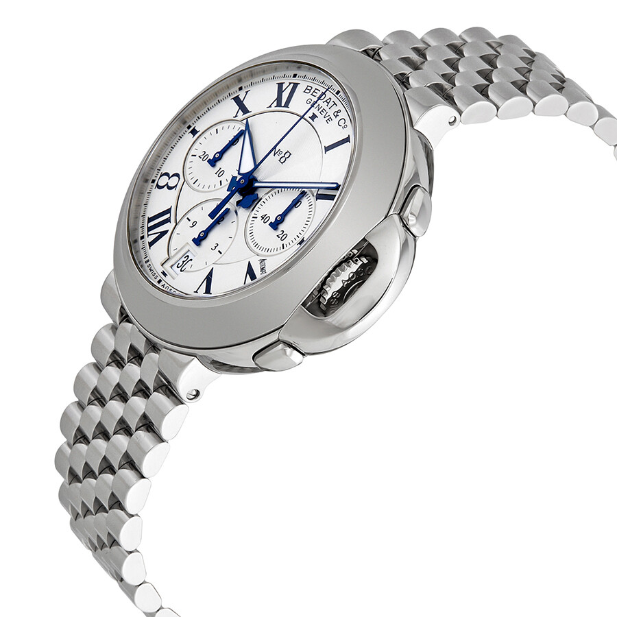 Bedat No. 8 Automatic Chronopgraph Silver Dial Unisex Watch 830011101 ...