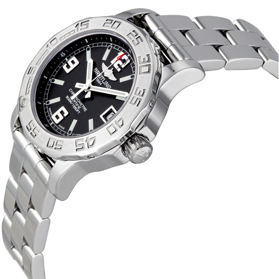 Breitling Colt 33 Black Stainless Steel Ladies Watch A7738711-BB51SS ...