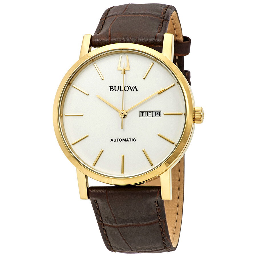 Bulova Classic Automatic White Dial Men's Watch 97C107 - Dress - Bulova ...