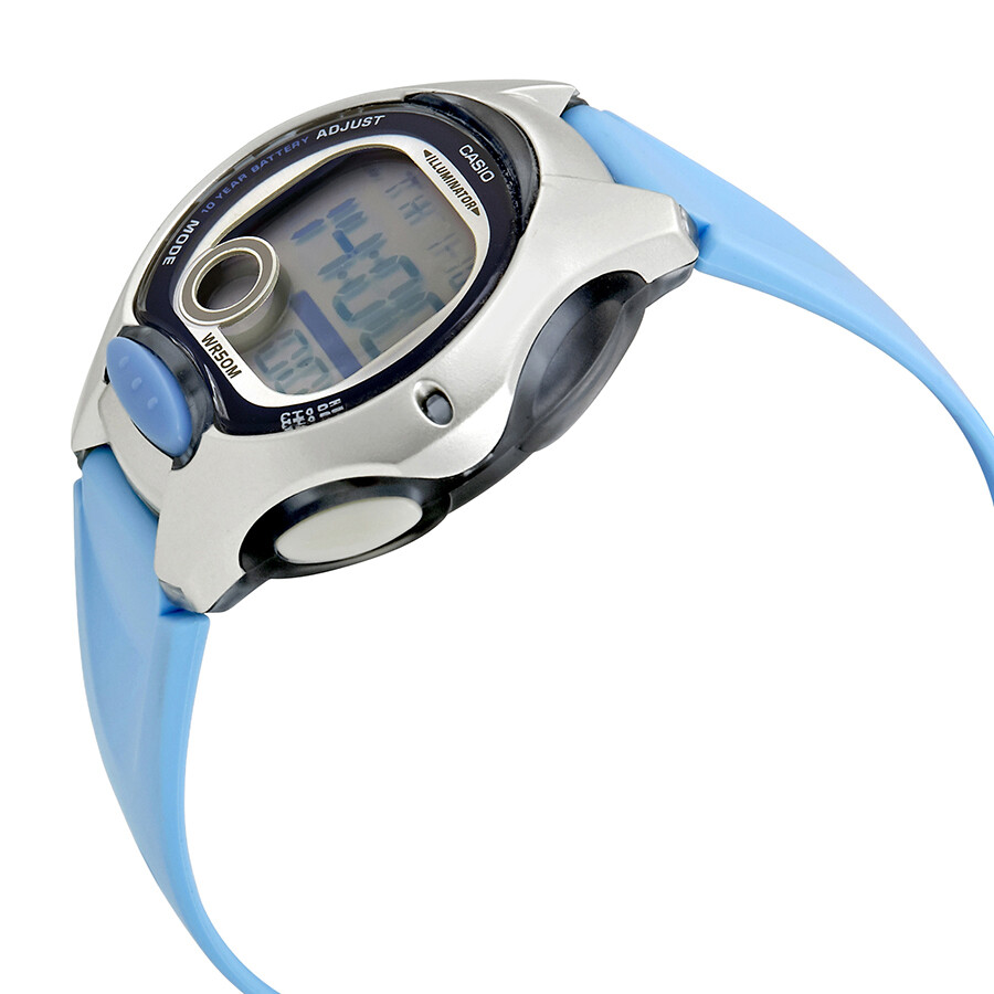 Casio Ladies Light Blue Resin Sports Watch LW200-2B - Casio - Watches ...