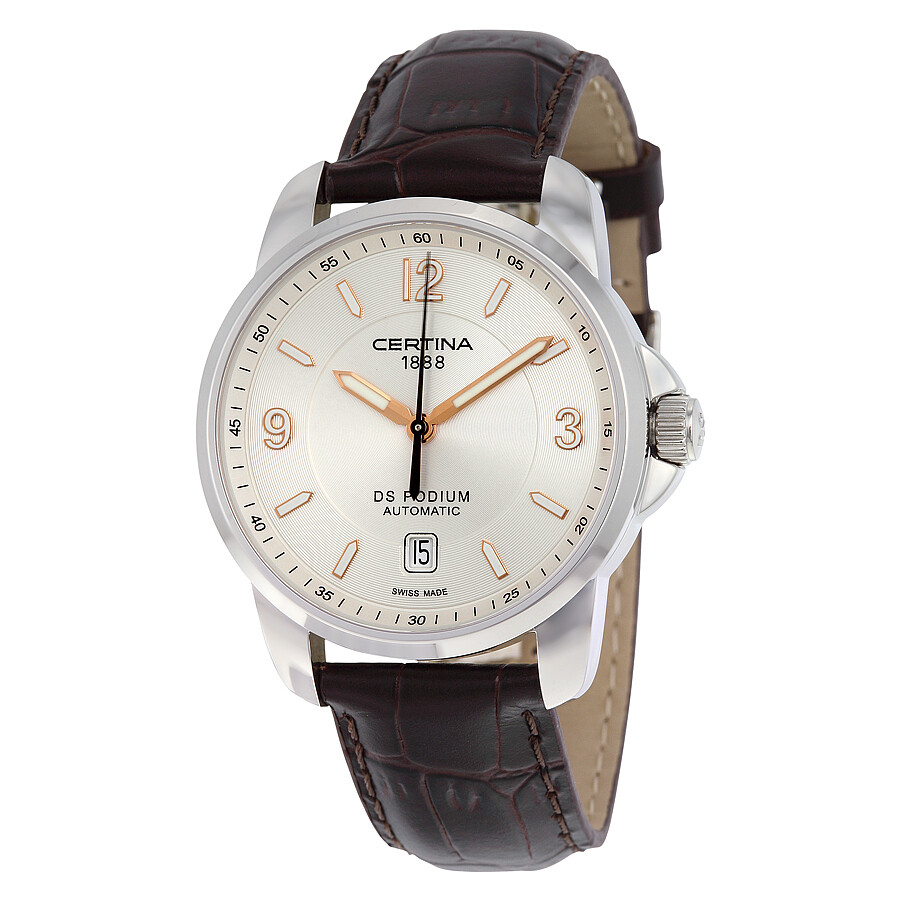 Certina DS Podium Automatic Silver Dial Men's Watch C0014071603701 - DS ...