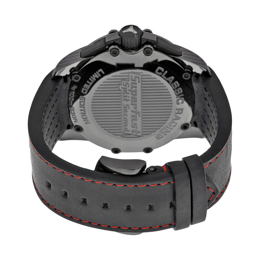 Chopard Superfast Split Second Black Dial Chronograph Black PVD Steel ...