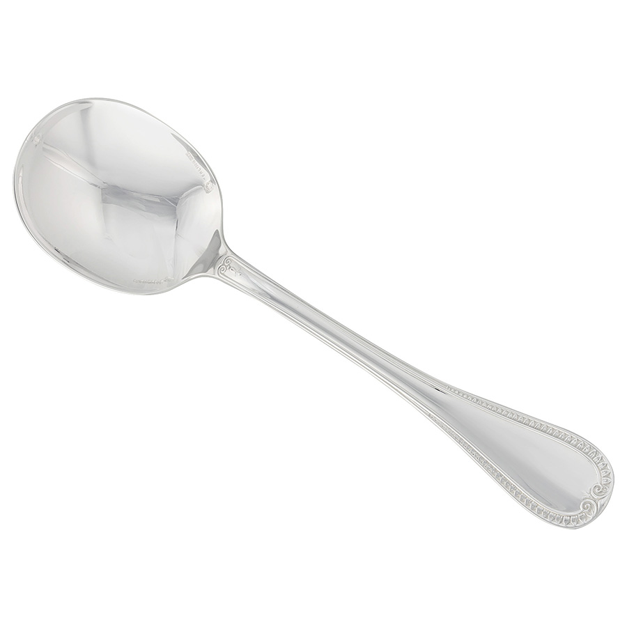 Christofle Sterling Silver Malmaison Cream Soup Spoon 1418-001 ...