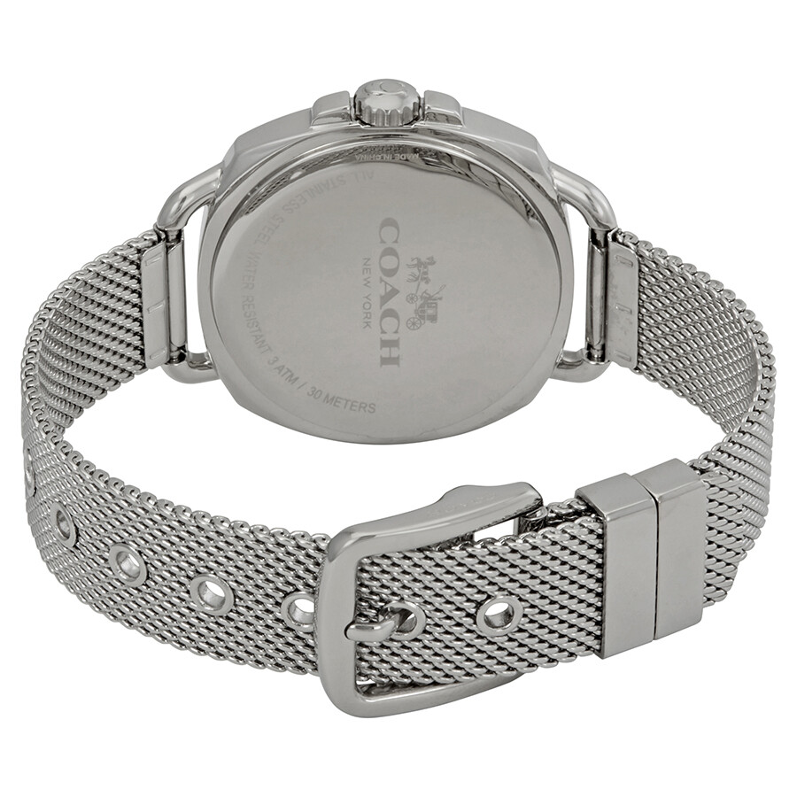 Coach Tatum Rose Dial Stainless Steel Mesh Ladies Watch 14502635 ...