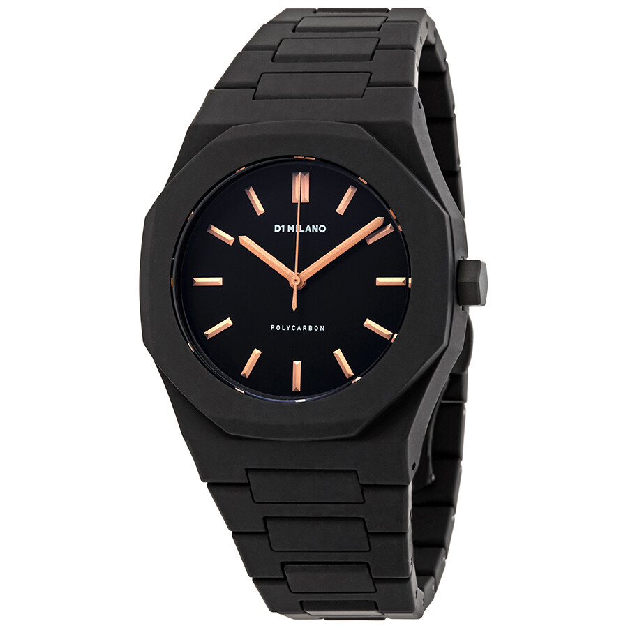 D1 Milano Polycarbon Black Dial Men's Watch PCBJ03 - D1 Milano ...
