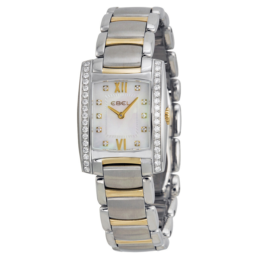 Ebel Brasilia Mother of Pearl Diamond Ladies Watch 1215769 - Brasilia ...