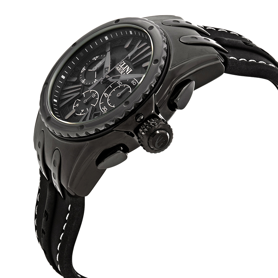 Elini Barokas Genesis Vision Chronograph Men's Watch ELINI-20008-BLK ...