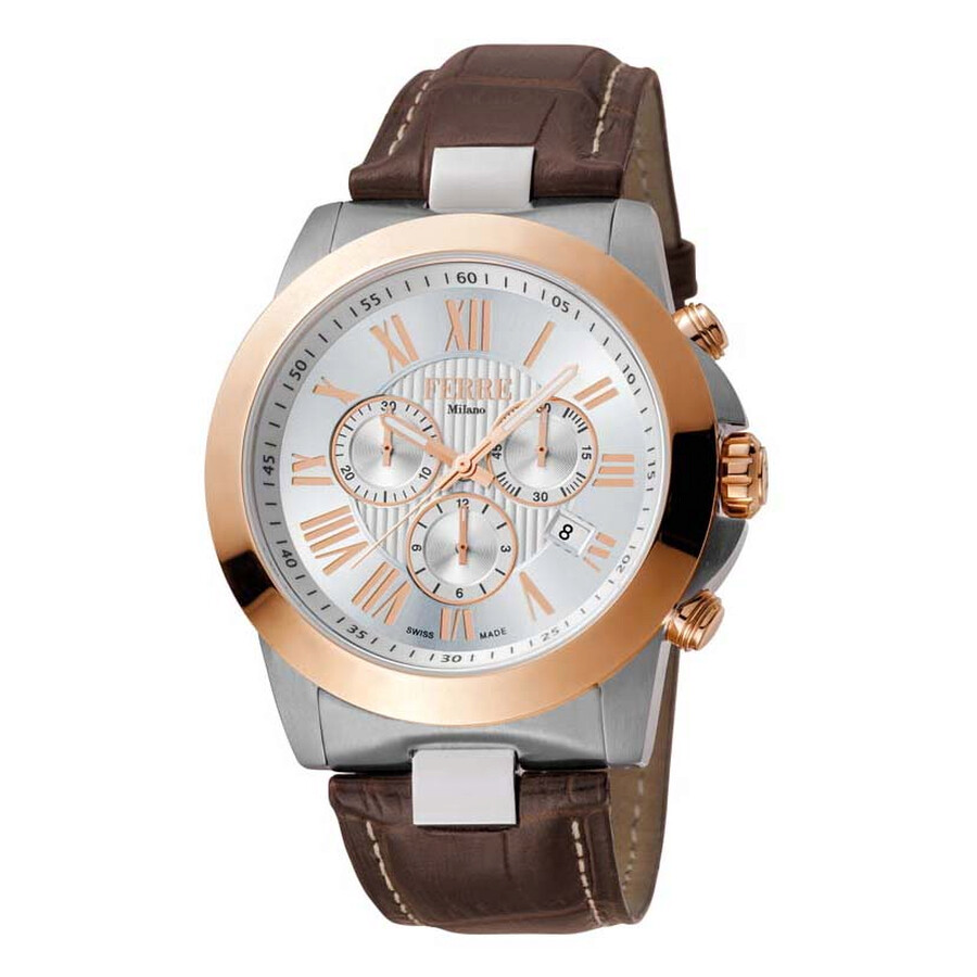 Ferre Milano Silver Dial Men's Watch FM1G079L0051 - Ferre Milano ...