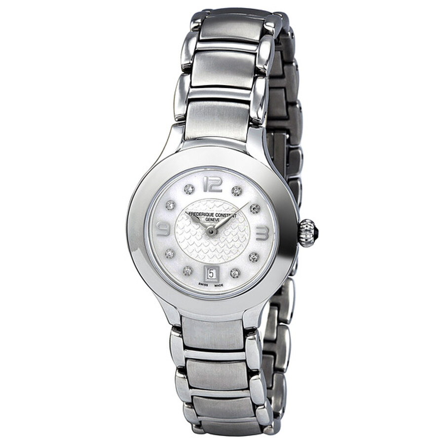 Frederique Constant Delight Diamond Ladies Watch 220WAD2ER6B - Delight ...