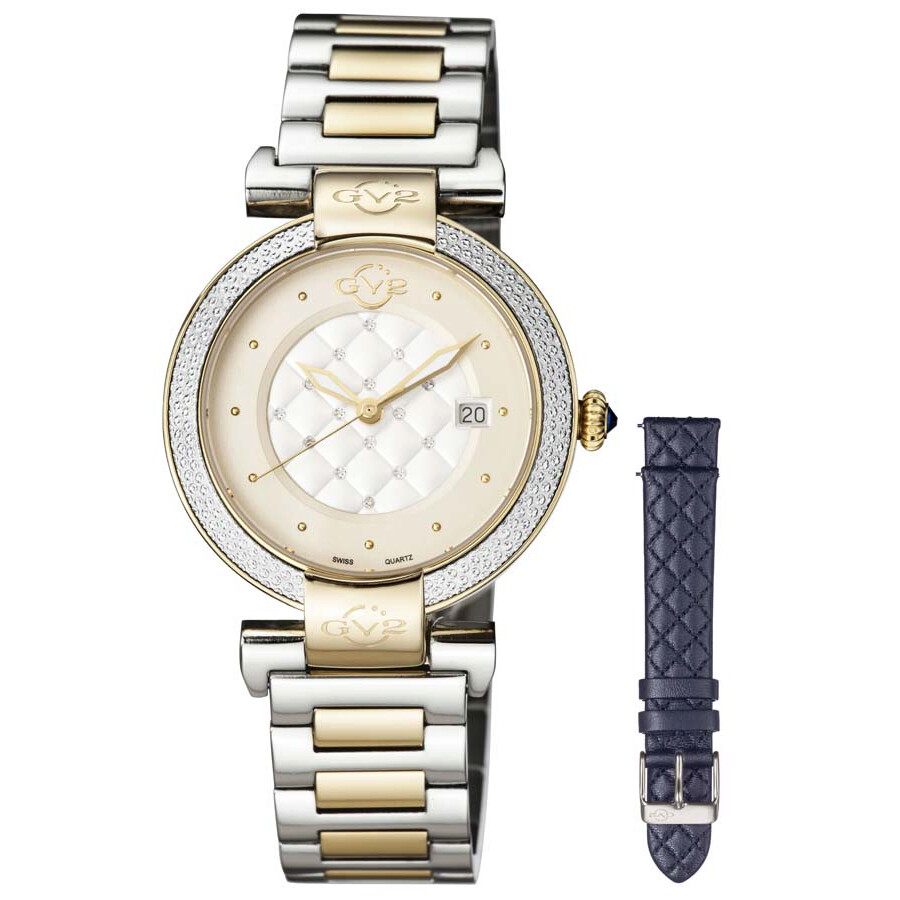 GV2 by Gevril Berletta White Dial Ladies Watch 1508 - GV2 by Gevril ...