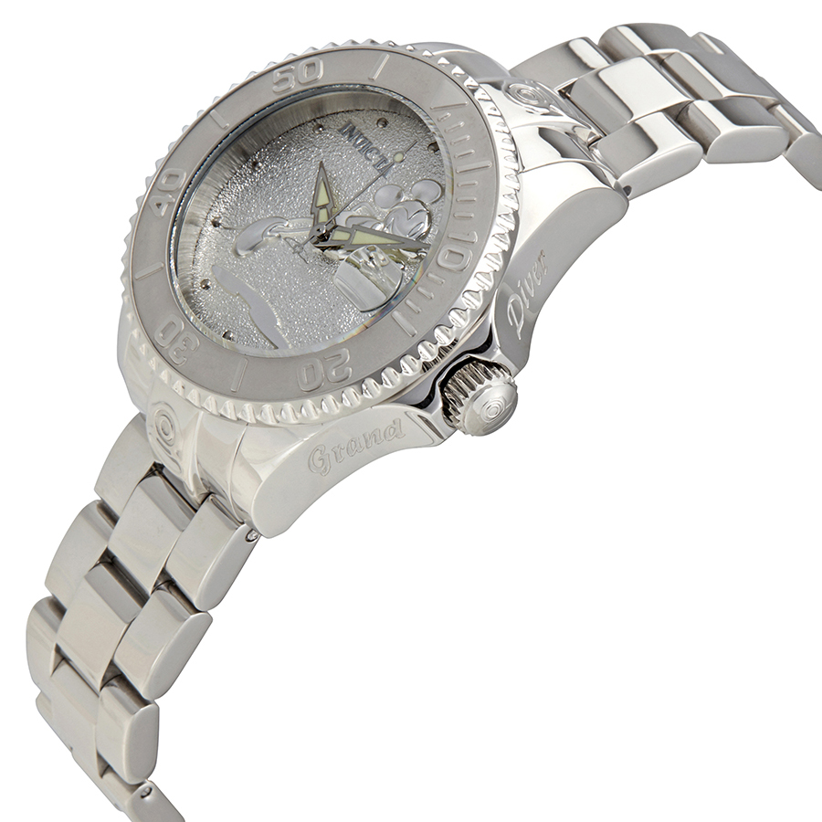 Invicta Disney Limited Edition Automatic Silver Dial Ladies Watch 24532 ...