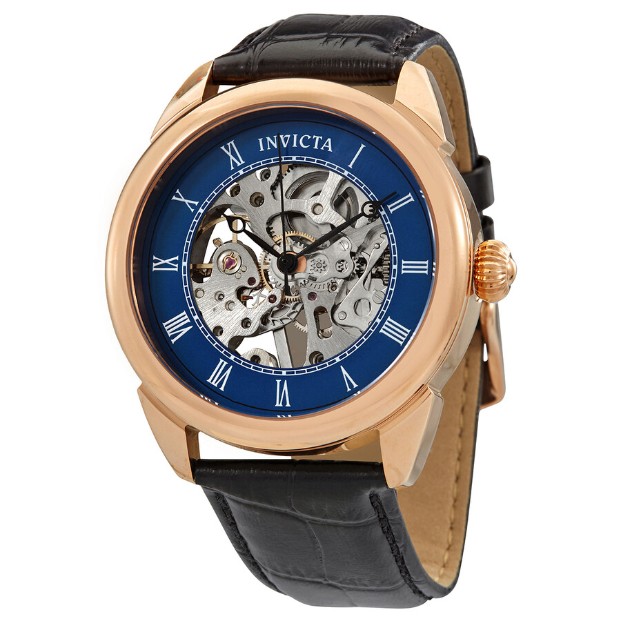 Invicta Specialty Mechanical Blue Skeleton Dial Men's Watch 23538 ...