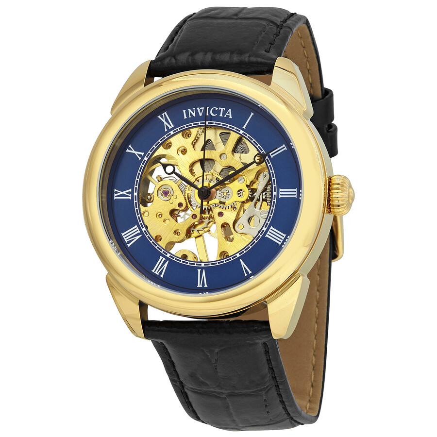 Invicta Specialty Mechanical Blue Skeleton Men's Watch 23536 ...