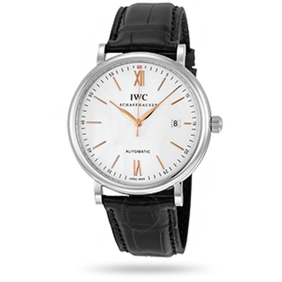 IWC Portofino Automatic Silver-plated Dial Men's Watch IW356517 ...