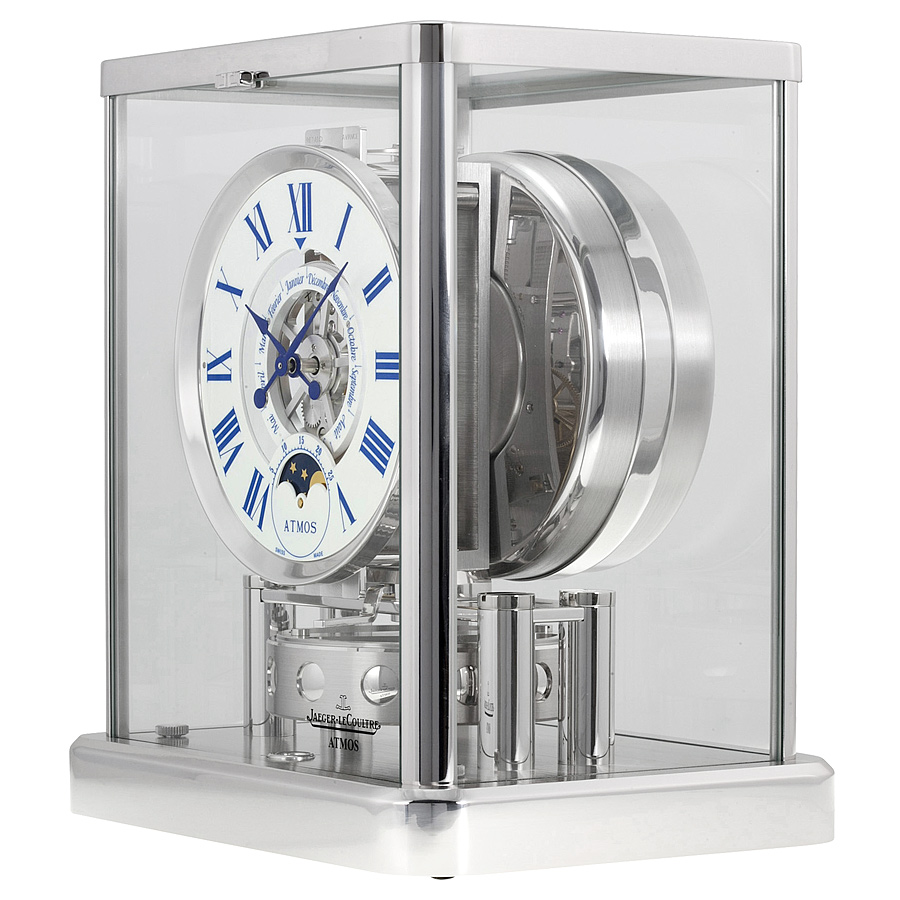 Jaeger LeCoultre Atmos Classic Phases de Lune White Dial Desk Clock ...