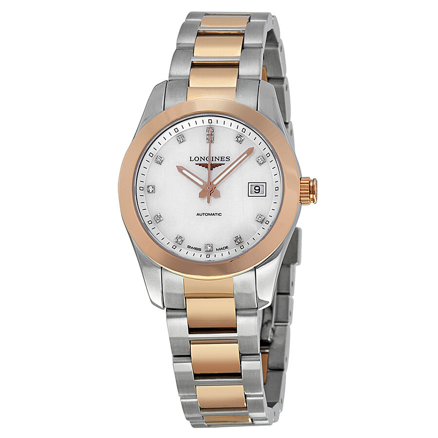 Longines Conquest Classic Mother of Pearl Dial Ladies Watch L2.285.5.87 ...