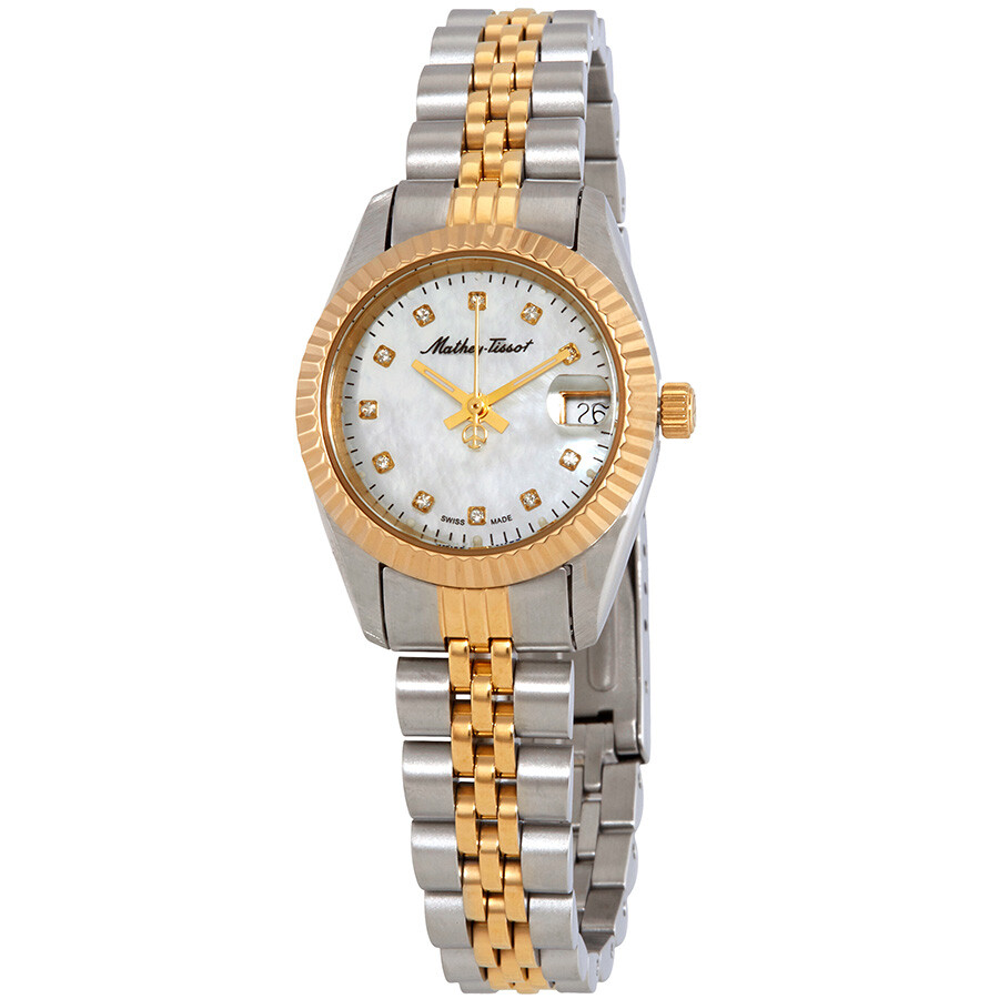Mathey-Tissot Rolly II Crystal Ladies Watch D710BI - Mathey-Tissot ...