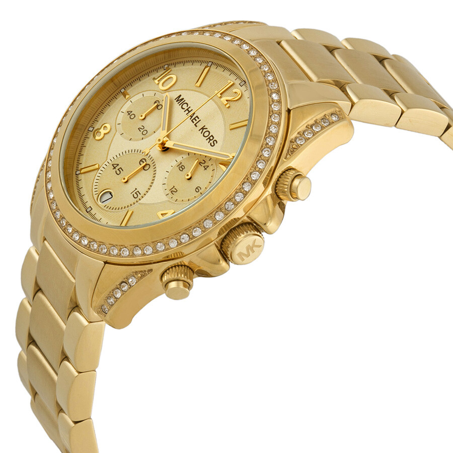 Michael Kors Golden Blair Glitz Watch MK5166 - Blair - Michael Kors ...