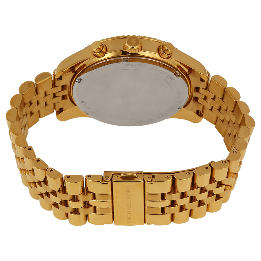 Michael Kors Lexington Chronograph Black Dial Men's Watch MK8286 ...