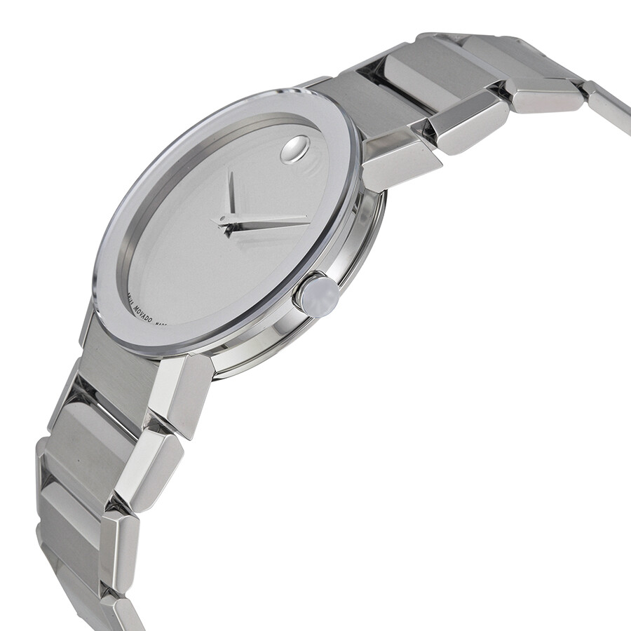 Movado Sapphire Silver Mirror Dial Men's Watch 0606093 - Safiro ...