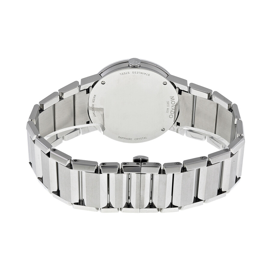 Movado Sapphire Silver Mirror Dial Men's Watch 0606093 - Safiro ...