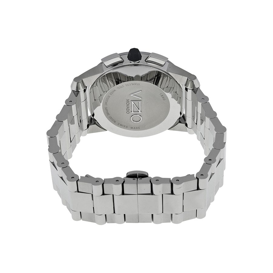 Movado Vizio Black Carbon Fiber Stainless Steel Men's Watch 0606551 ...