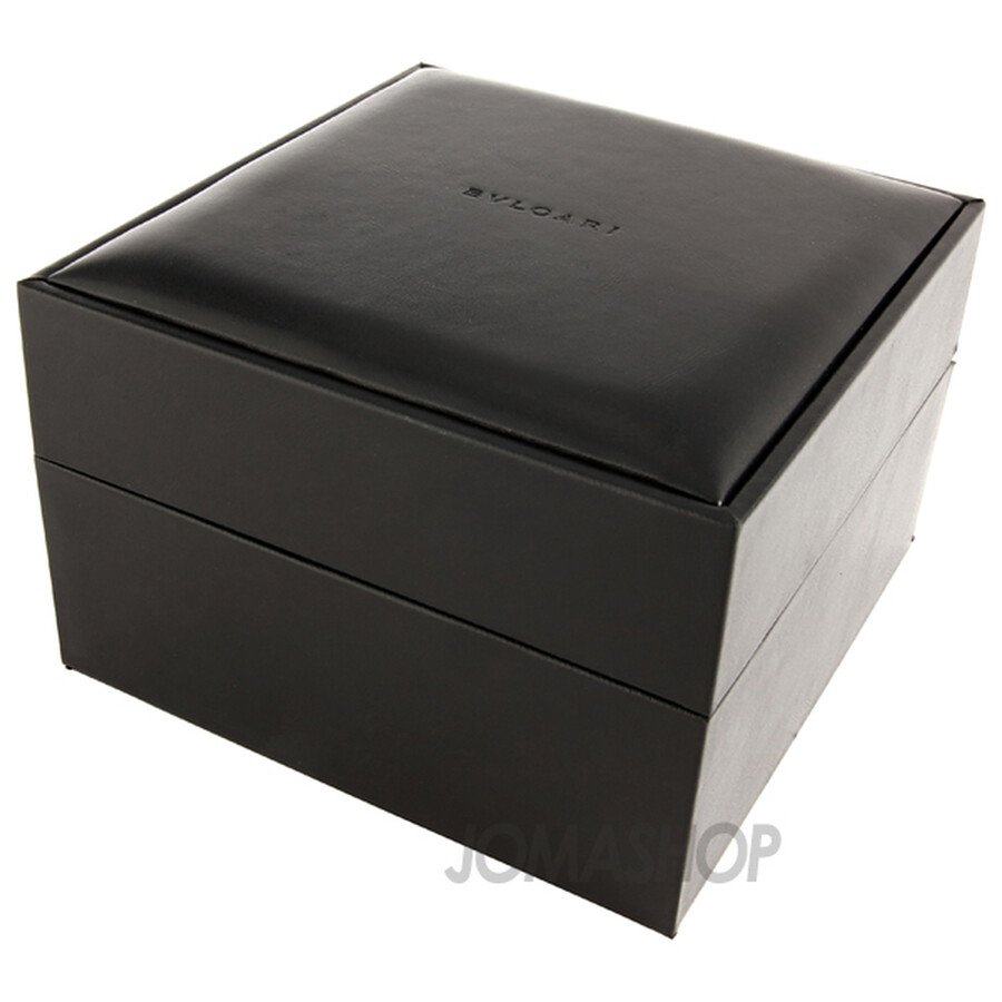 Open Box - Bvlgari Rettangolo White Dial Ladies Watch RTW39GD2L ...