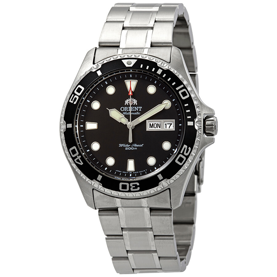Orient Diver Ray II Automatic Black Dial Men's Watch FAA02004B9 ...