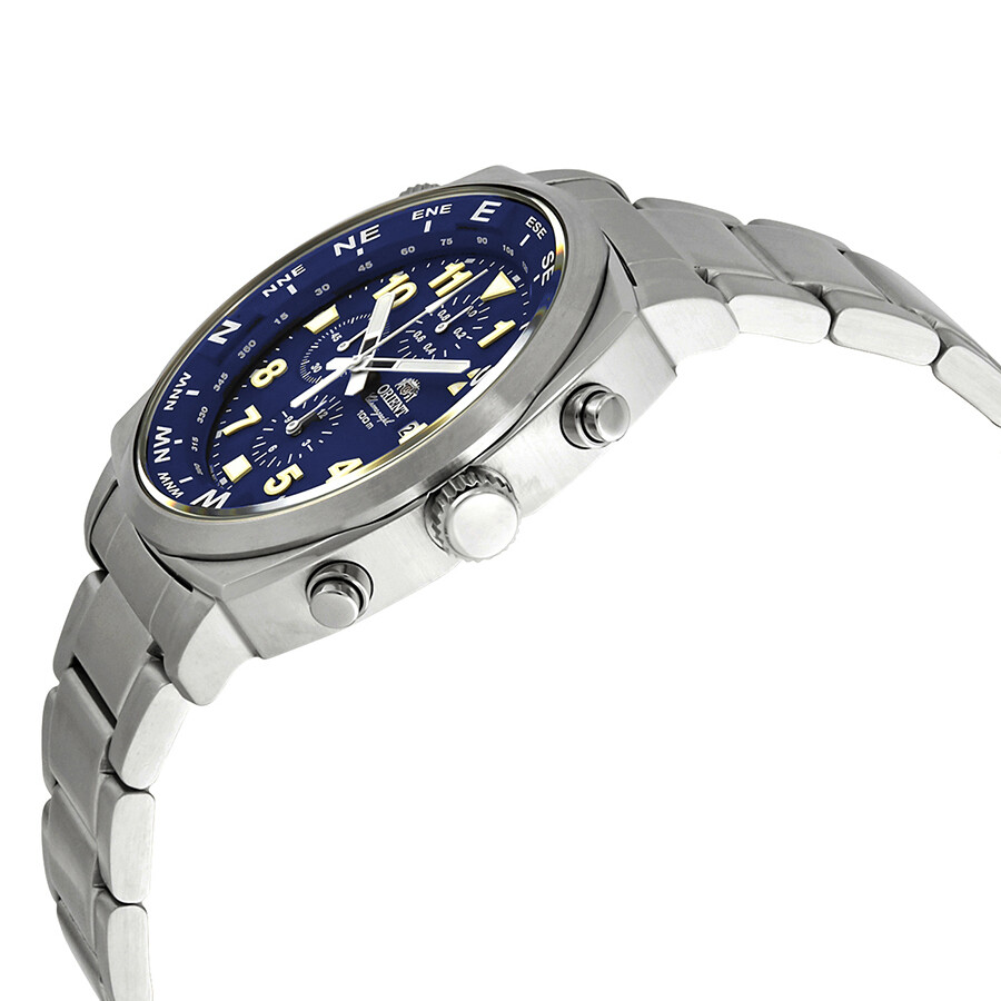 Orient Sporty Chronograph Blue Dial Men's Watch FTT17002D - Orient ...
