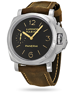 Panerai Luminor Marina 1950 3 Day Black Dial Men's Watch PAM00422 ...