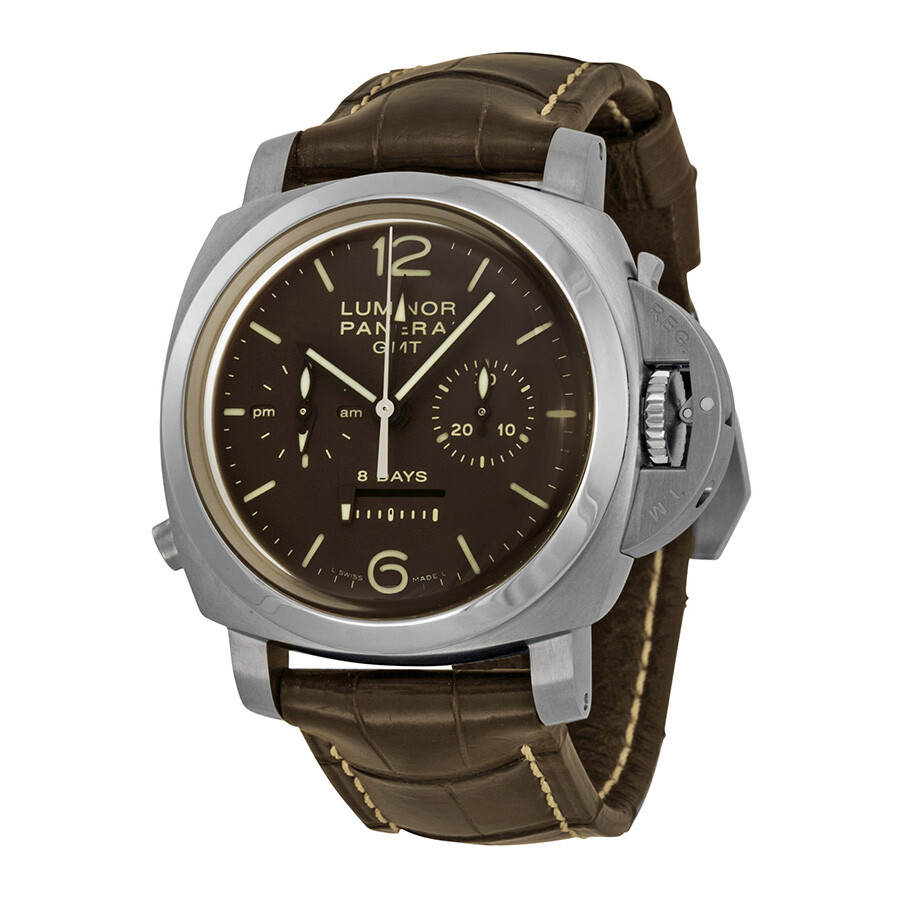 Panerai Luminor 1950 8 Days Chrono Monopulsante GMT Men's Watch ...