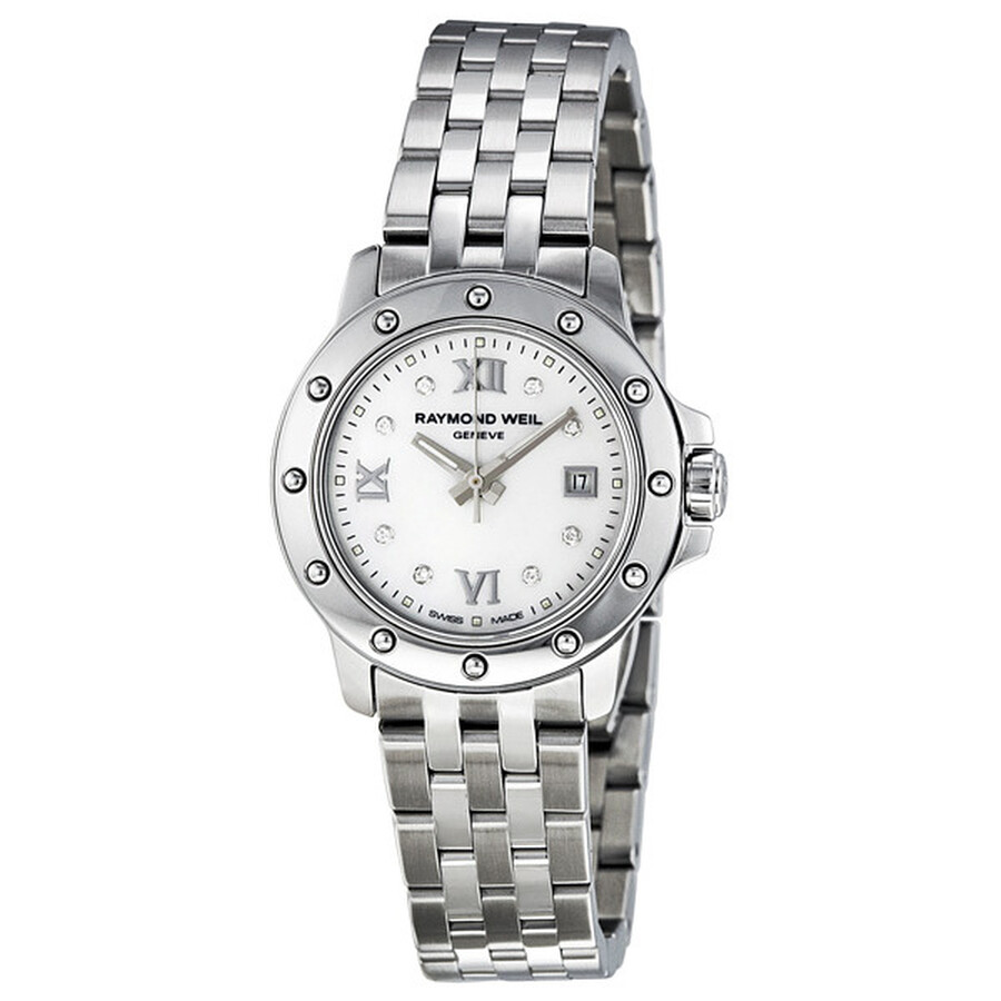 Raymond Weil Tango Mother of Pearl Dial Ladies Watch 5399-ST-00995 ...