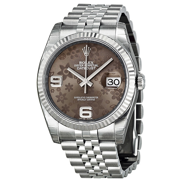 Rolex Oyster Perpetual 36 mm Bronze Dial Stainless Steel Jubilee ...