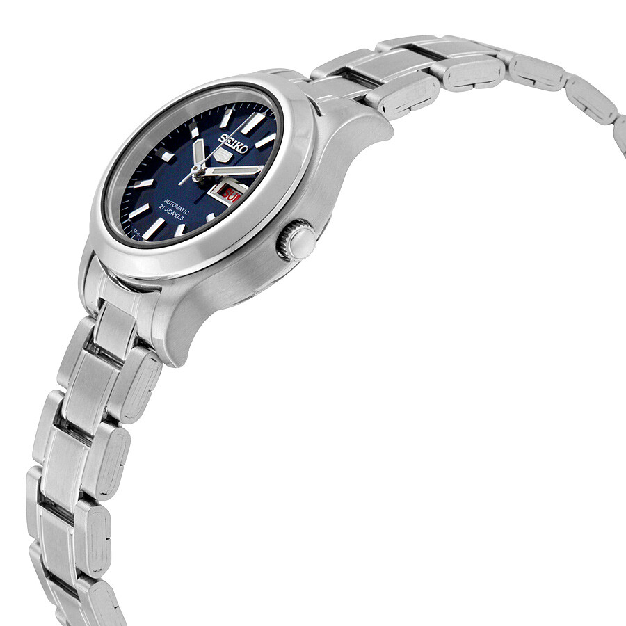 Seiko 5 Automatic Blue Dial Stainless Steel Ladies Watch SYMD93 - Seiko ...