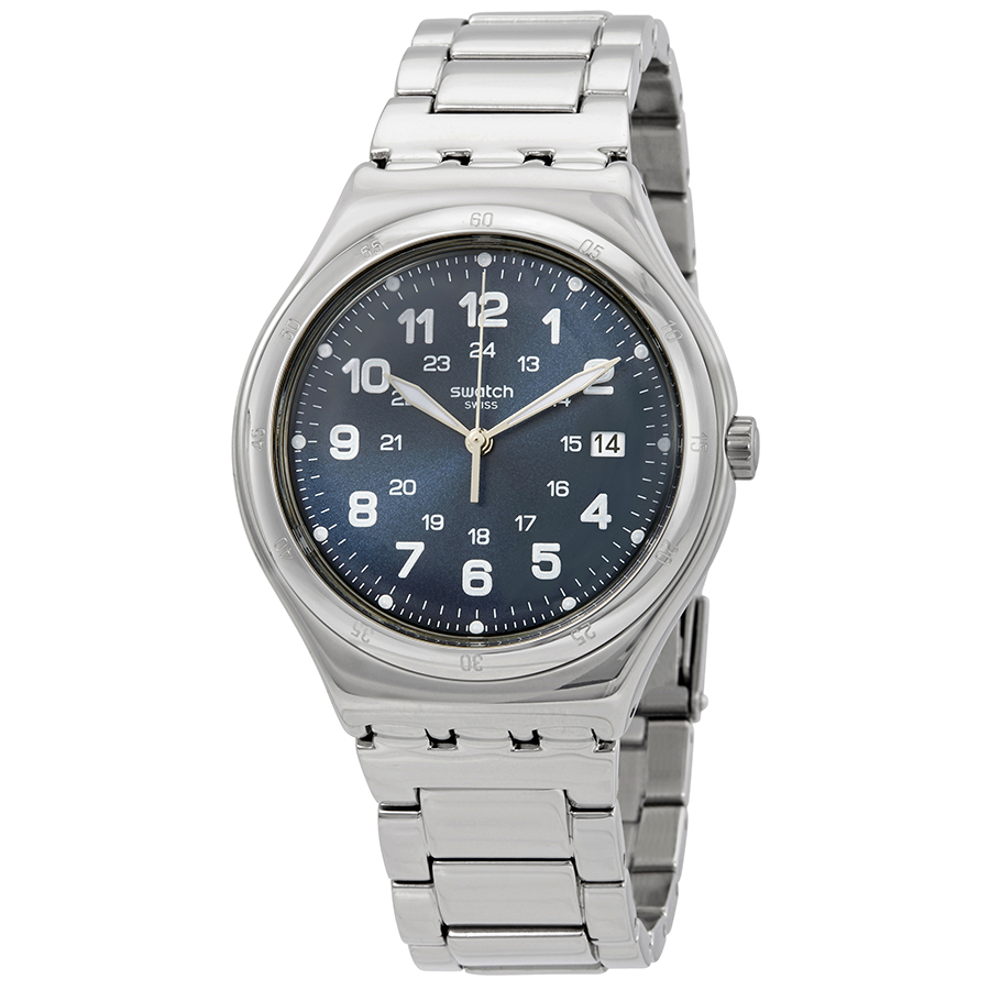 Swatch Blue Boat Stainless Steel Men's Watch YWS420G - Other - Swatch ...
