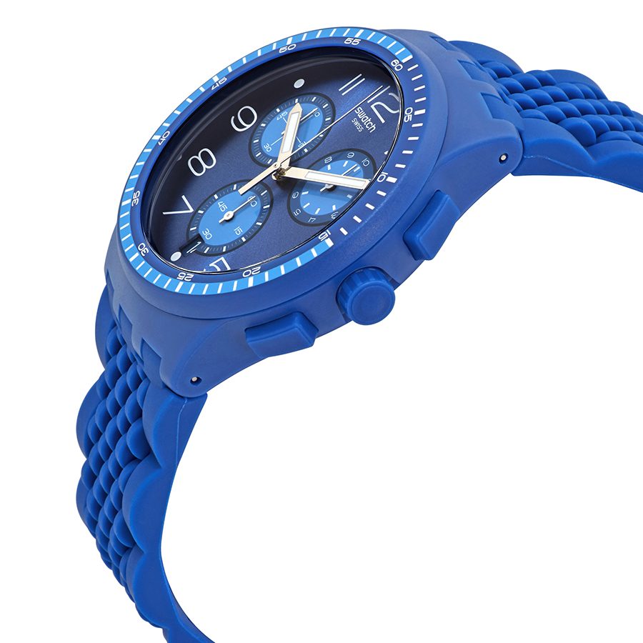 Swatch Triple Blu Chronograph Blue Dial Men's Watch SUSN415 - Other ...