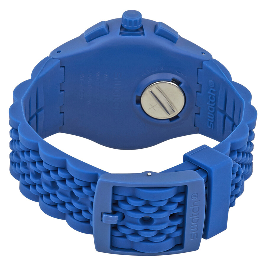 Swatch Triple Blu Chronograph Blue Dial Men's Watch SUSN415 - Other ...