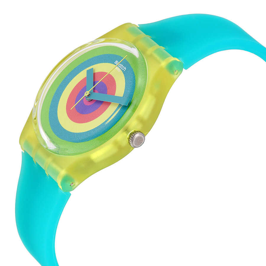 Swatch Vitamin Booster Multi-Color Bulls-Eye Dial Unisex Watch GJ135 ...