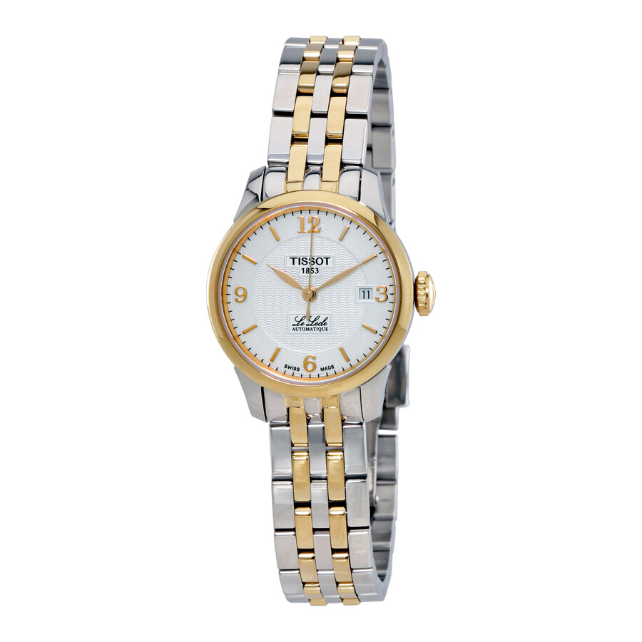 Tissot Le Locle Automatic Silver Dial Two-tone Ladies Watch T41218334 ...