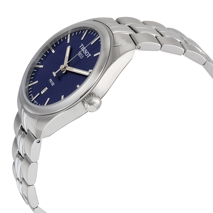 Tissot PR100 Blue Dial Stainless Steel Men's Watch T1014101104100 - PR ...