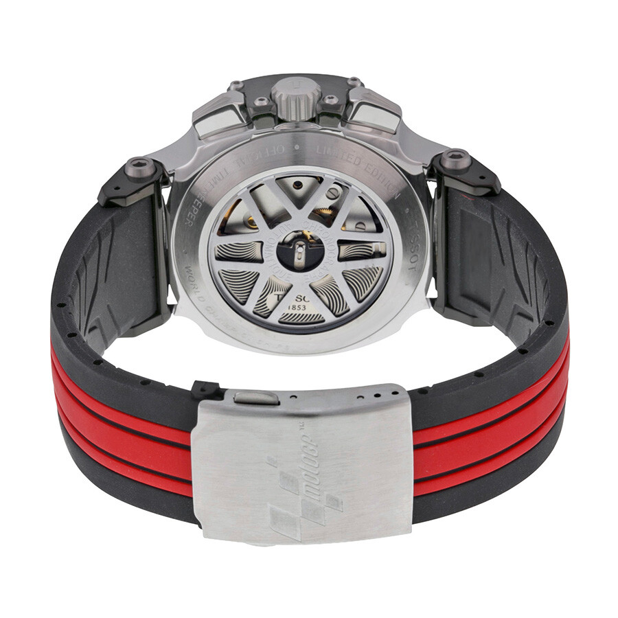 Tissot T-Race Motogp Chronograph Automatic Grey Dial Black and Red ...