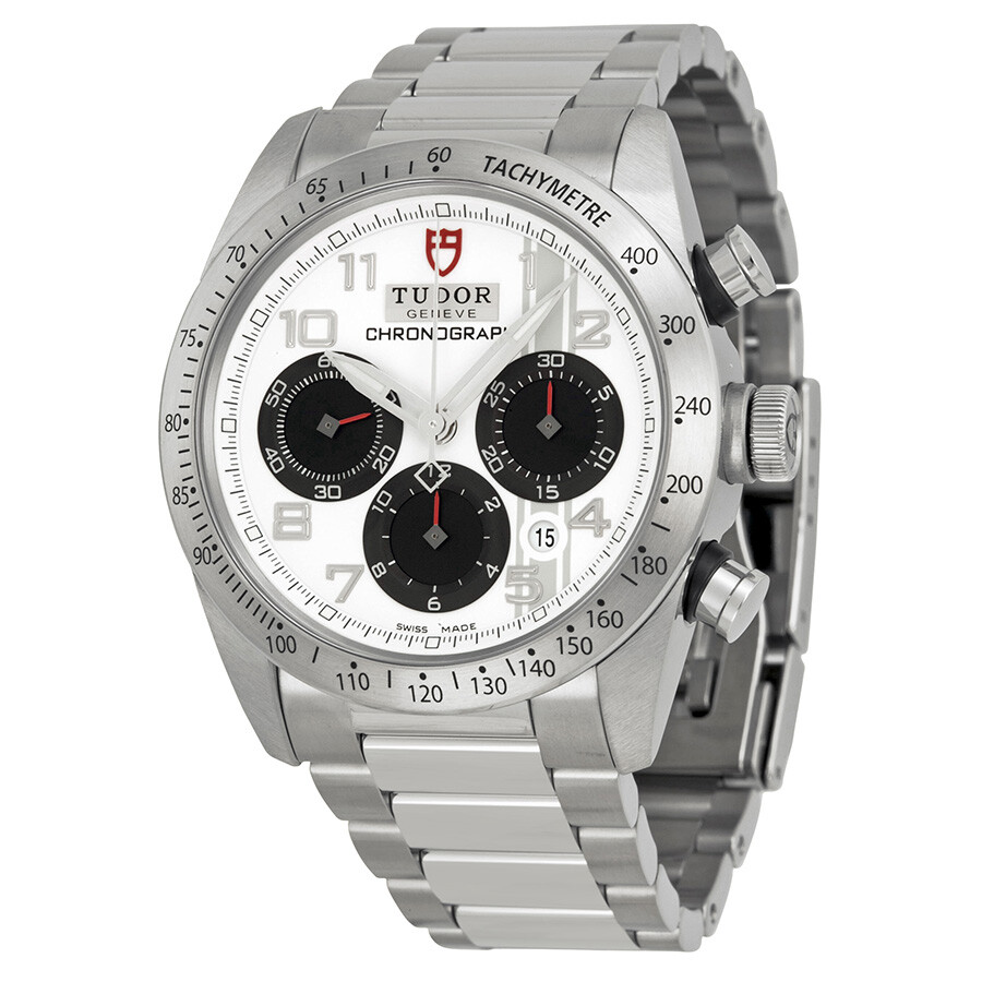 Tudor Fastrider White Dial Chronograph Stainless Steel Men's Watch ...