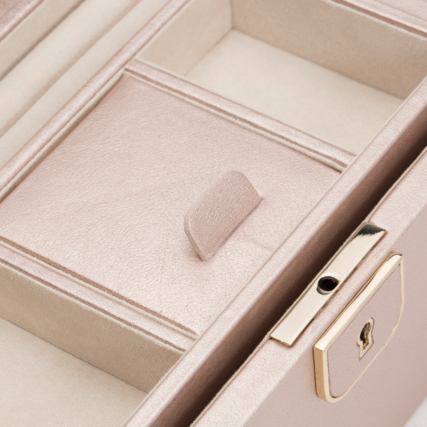 Wolf Palermo Small Rose Gold Jewelry Case 213116 - Ladies Jewelry ...